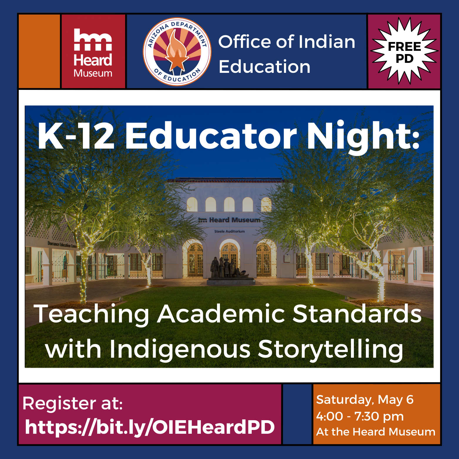Heard OIE K-12 Educator Night (Logo) (3).png | Arizona Department of ...