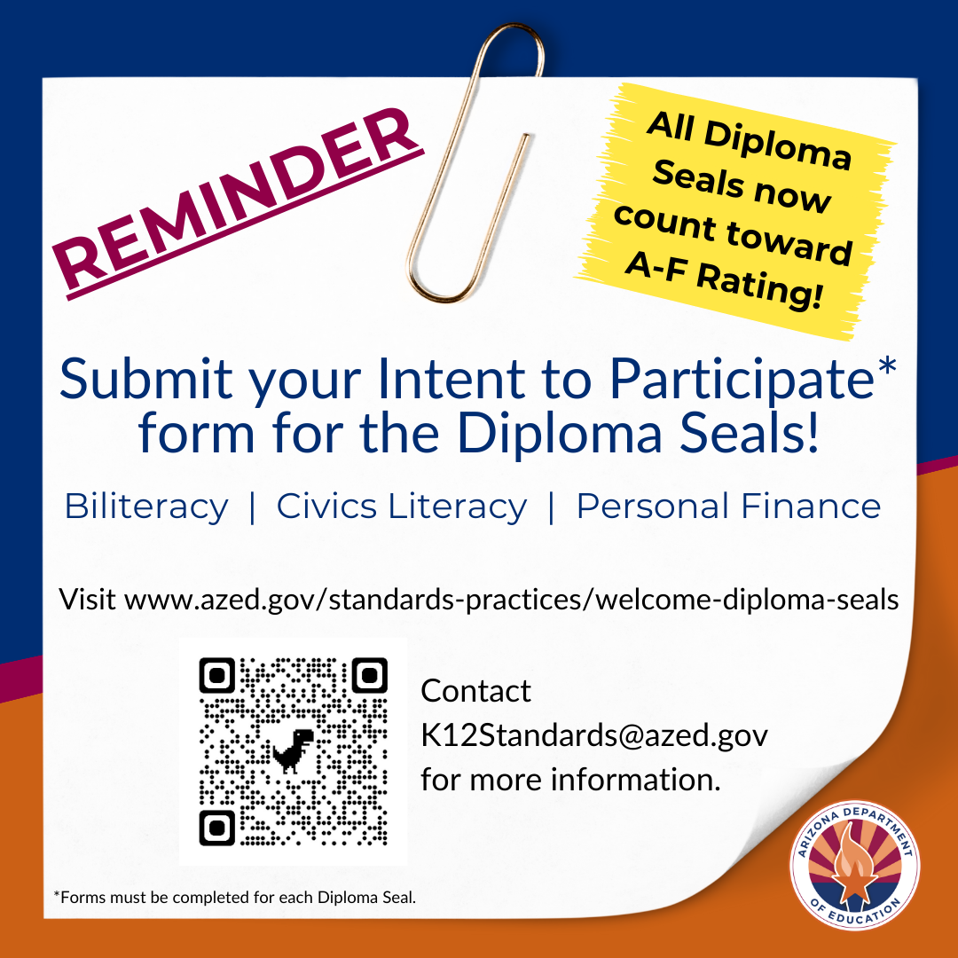 Diploma Seals Reminder (1).png | Arizona Department of Education